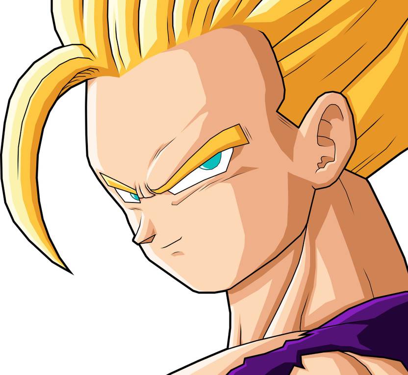 angry gohan face sticker poster|dragon ball z poster|anime poster|size ...