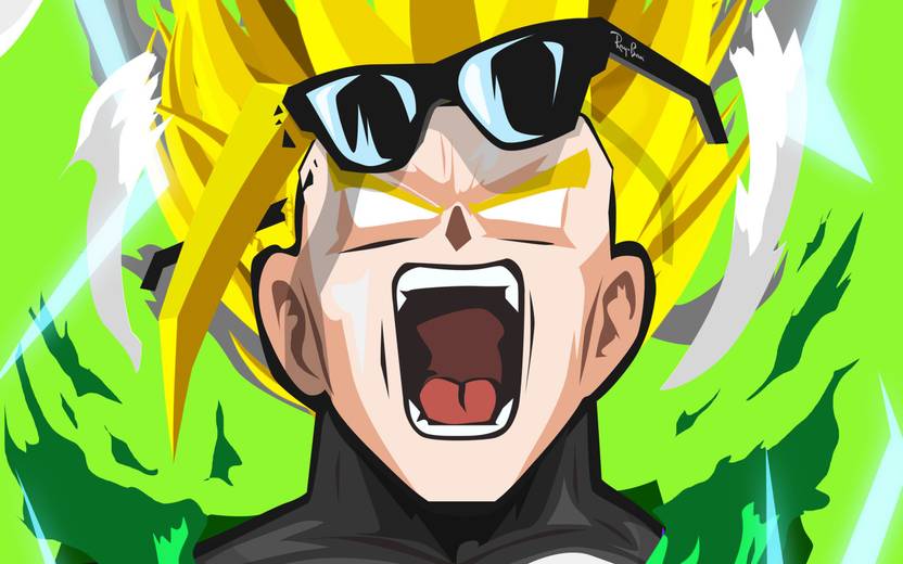 gohan screaming sticker poster|dragon ball z poster|anime poster|size ...