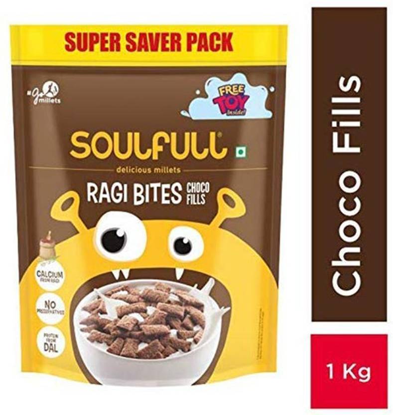 SOULFULL Ragi Bites with Choco Fills Combo Pack Vacuum Pack Price in ...