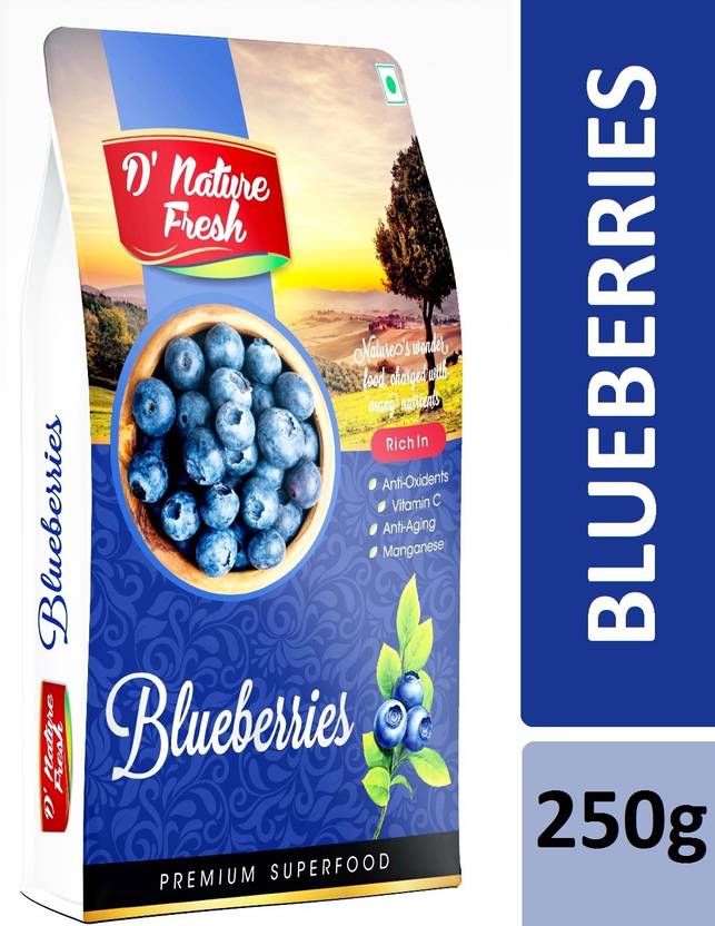 D NATURE FRESH Blueberry 250gm Blueberry Price in India - Buy D NATURE ...
