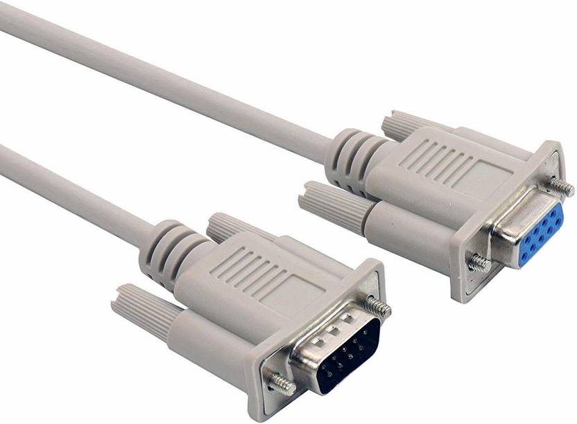 LipiWorld VGA Cable 1.2 m Serial RS232 9-Pin Male to Female - LipiWorld ...