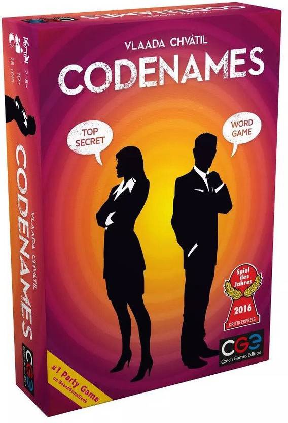 Codenames Board Game - Code Names Word Game - Board Game - Code Names ...