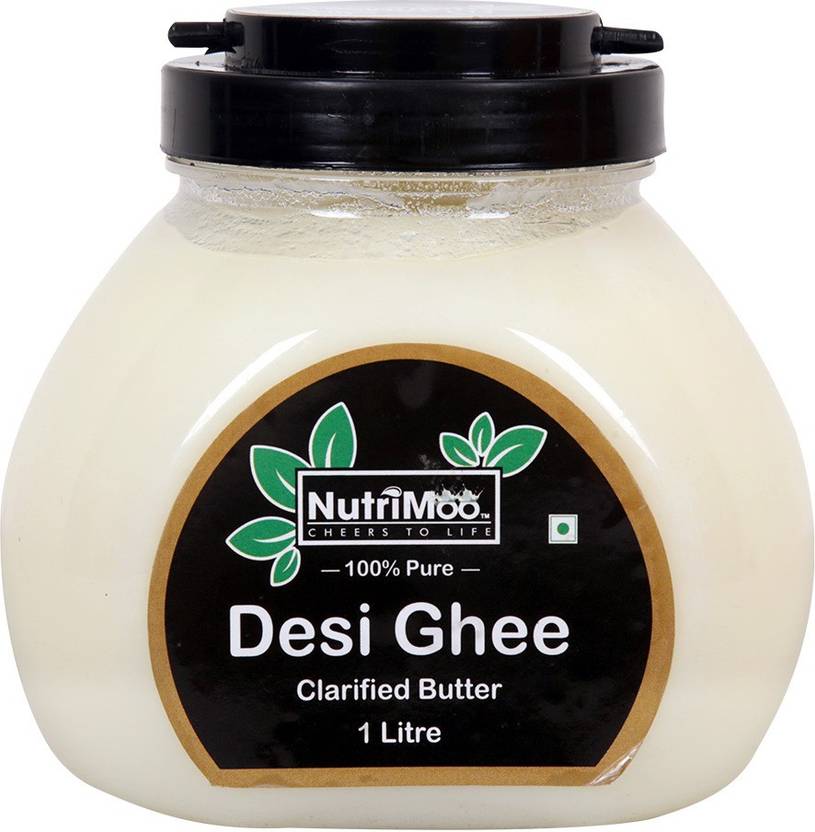 NutriMoo Pure Desi Ghee 100% Nutritious Unadulterated Ghee 1 kg Plastic ...