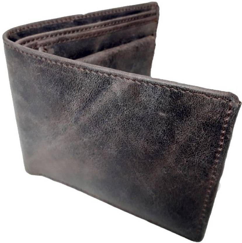 Own Classy Men Casual Grey Genuine Leather Wallet grey - Price in India ...