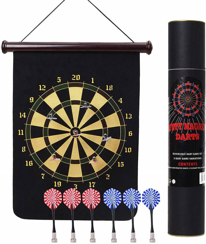 Quinergys ™ SONIC Professional Magnetic Double-sided Dart Board Dart ...