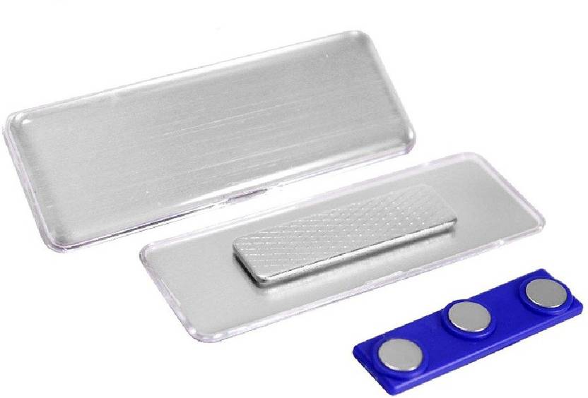 DEZIINE Magnetic Batch (Silver) 7053S Multipurpose Office Magnets Pack ...