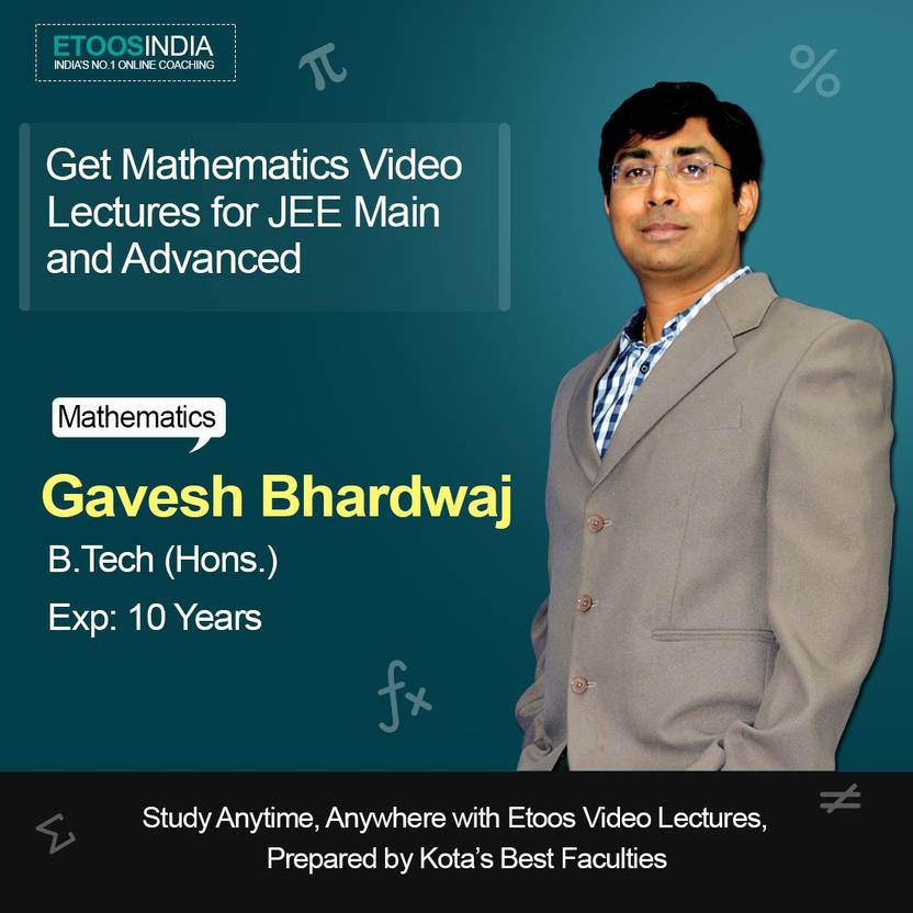 ETOOSINDIA JEE Video Lectures: Complete Mathematics Course for JEE ...