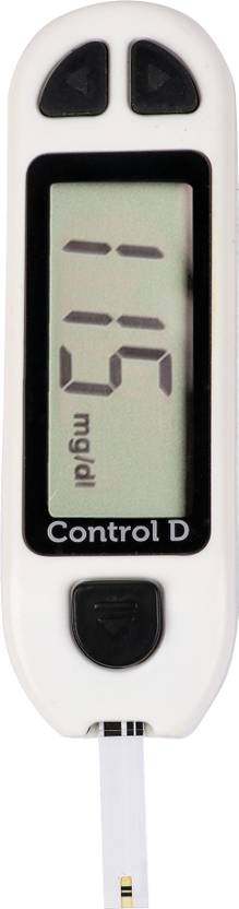 Control D Diabetes Sugar Testing Machine with 5 Strips Glucometer Price ...