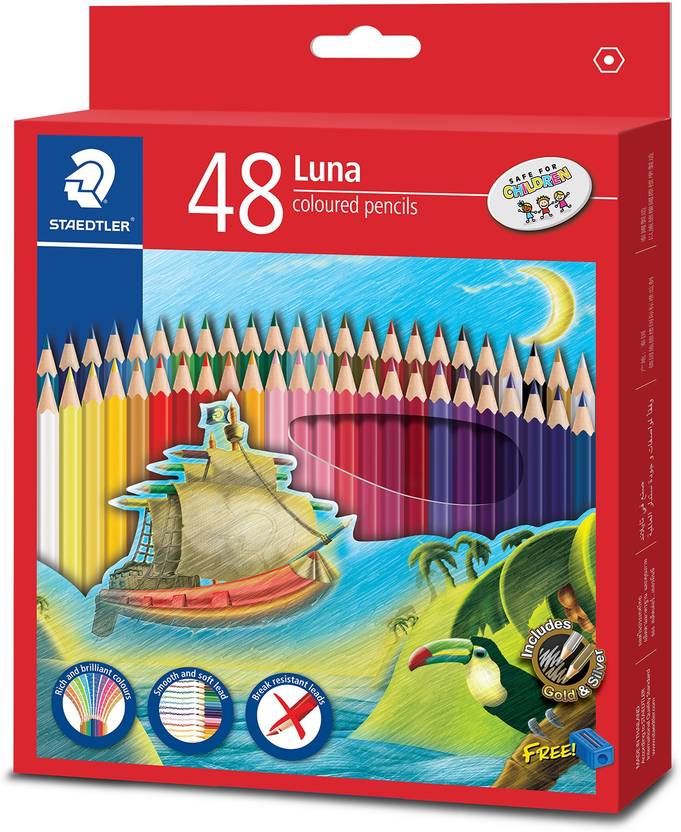 Flipkart.com | STAEDTLER LUNA COLOR PENCIL SET 48 SHADES FOR ARTISTS ...