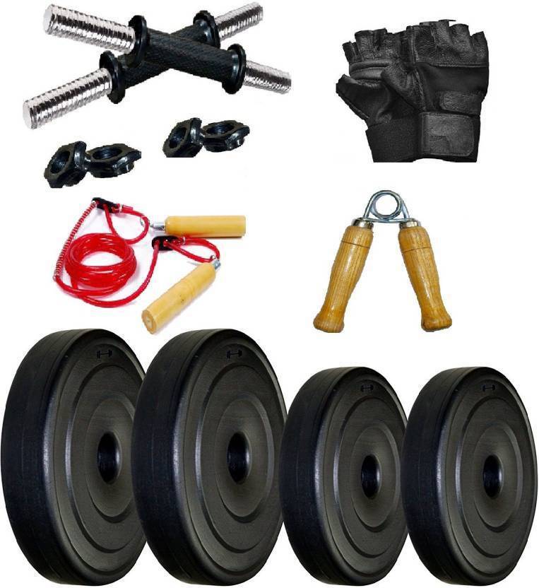 Synergy 10 KGS ADJUSTABLE DUMBELLS KIT WITH ACCESSORIES Dumbbell Kit ...