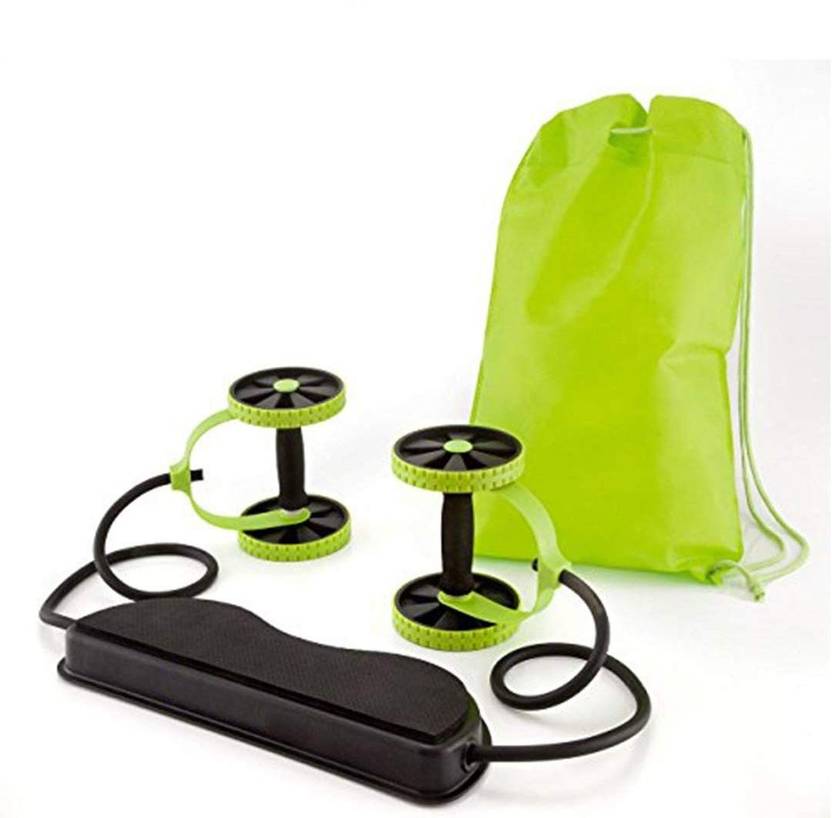 Liboni Resistance Rubber Bands with Power Stretch Roller Wheel Ab ...