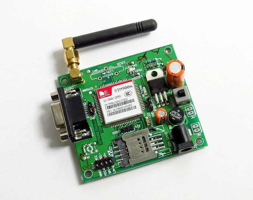CORE TECHNOLOGIES Sim 900A Gsm Modem/Module With SMA Antenna Micro Controller Board Electronic ...