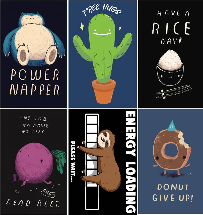 Inspirational Motivational Funny Quotes Posters Poster for Home Living ...