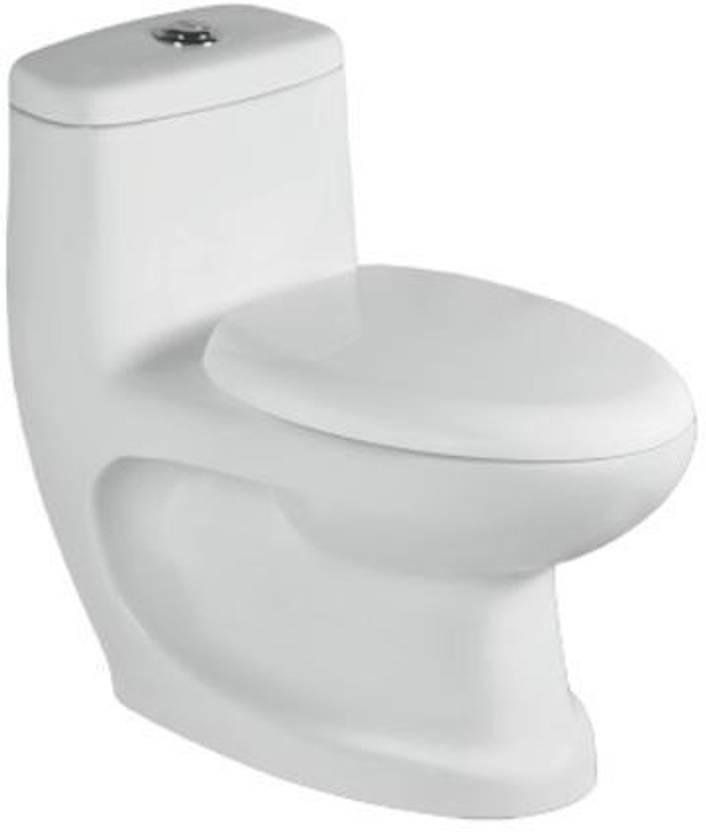 Luxury Western One Piece Water Closet Floor Mounted S Trap - White ...