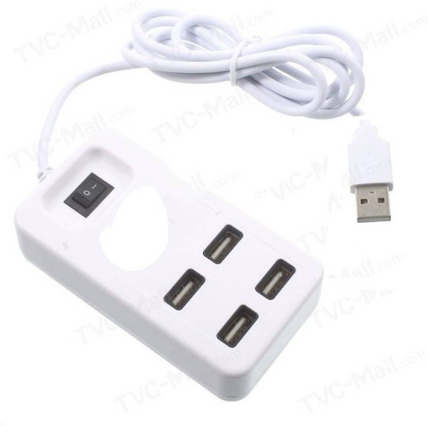 Teratech 2.0 Usb 4 Port Usb Hub With Switch For Pendrive, Mouse ...