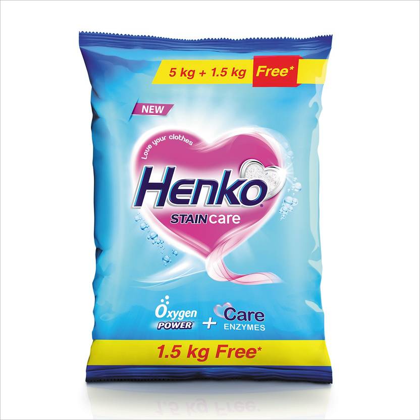 Henko Stain Care Detergent Powder 5 kg Price in India - Buy Henko Stain ...