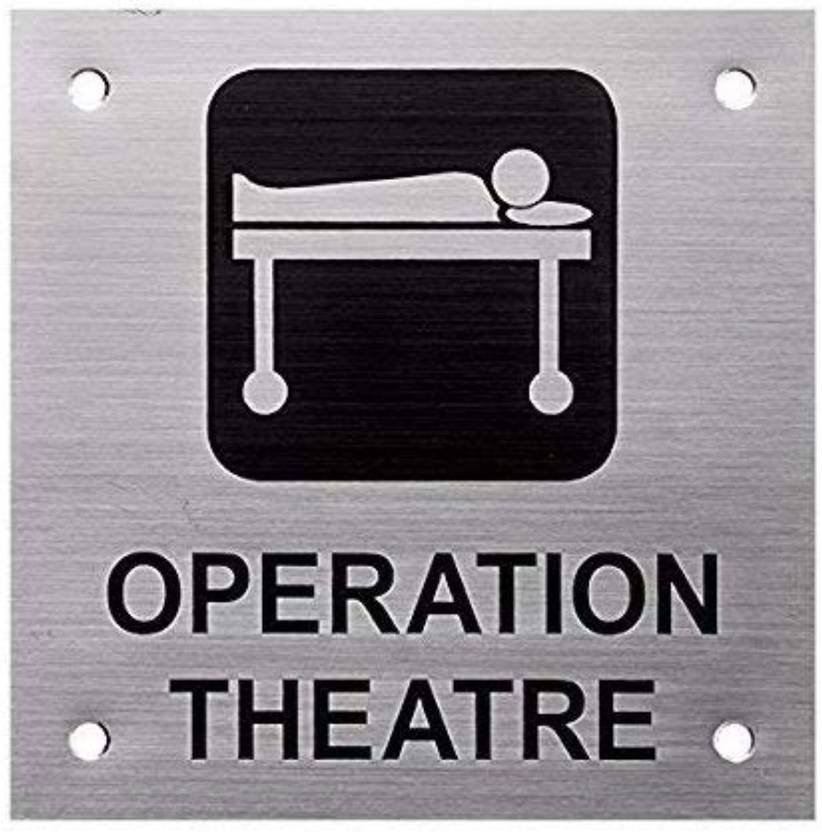 ArtLab Sign I Operation Theatre I Hospital Signages I Stainless Steel I ...