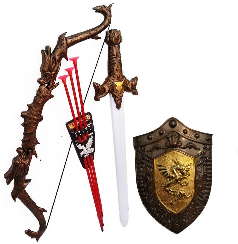 IndusBay Bahubali warrior Weapon set For Kids Cosplay - Kings Sword ...