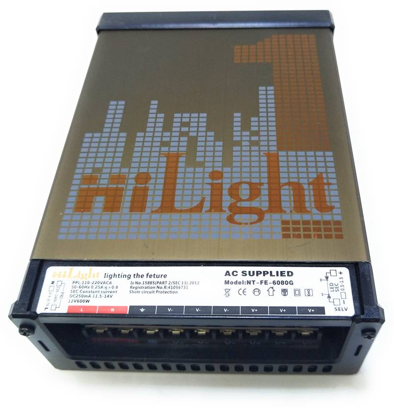 TRP Traders Rainproof 12 Volt 50 Amp SMPS Dc Power Supply for CCTV and ...