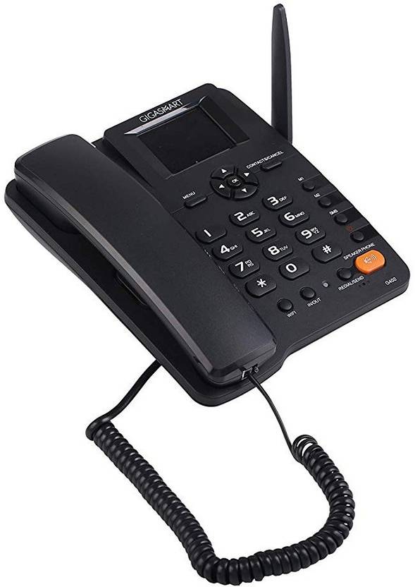 gigasmart G402 Fixed GSM Wireless Phone Cordless Landline Phone with ...