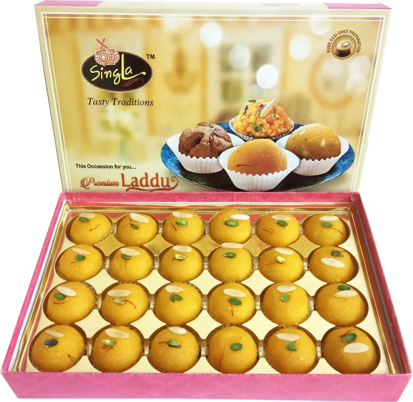 Singla Moti choor best quality laddu 1kg Box Price in India - Buy ...