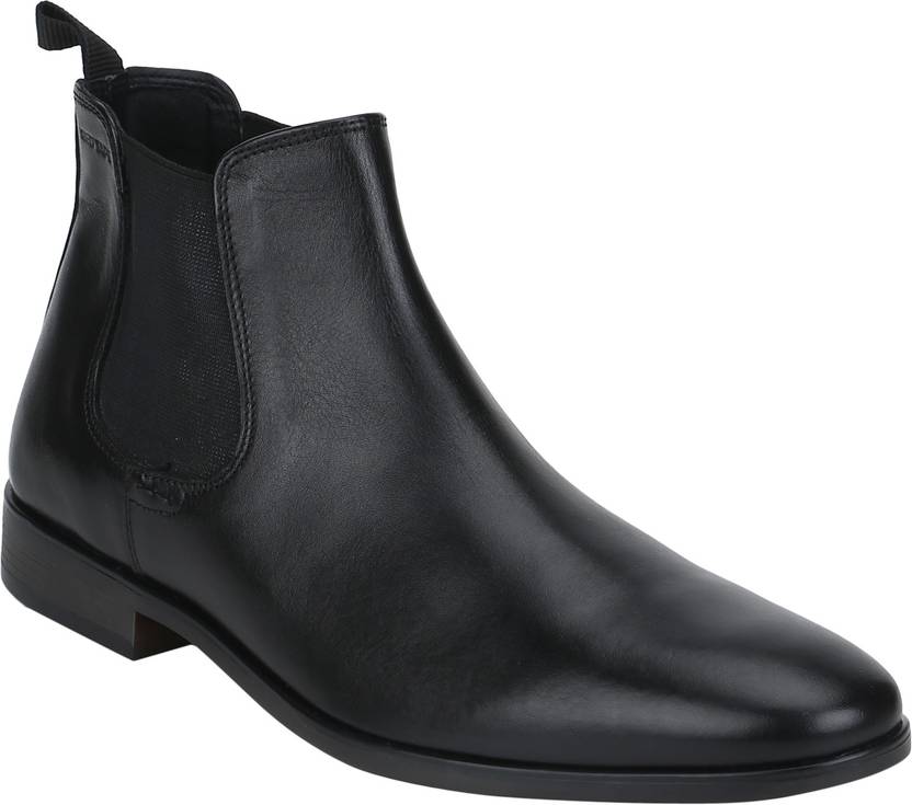 RED TAPE Genuine Leather Chelsea Boots For Men - Buy RED TAPE Genuine ...