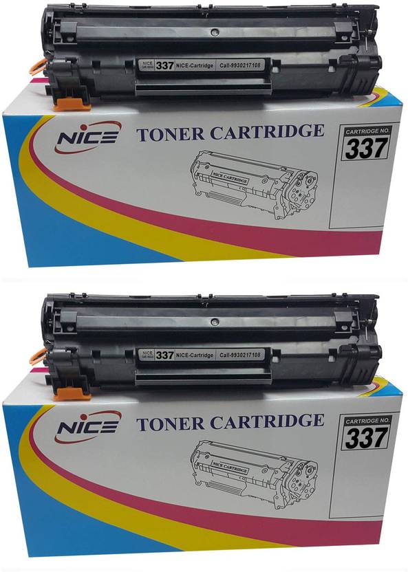 NICE 337 Black Toner Cartridge (Set of 2 Pcs) for imageCLASS MF232w ...