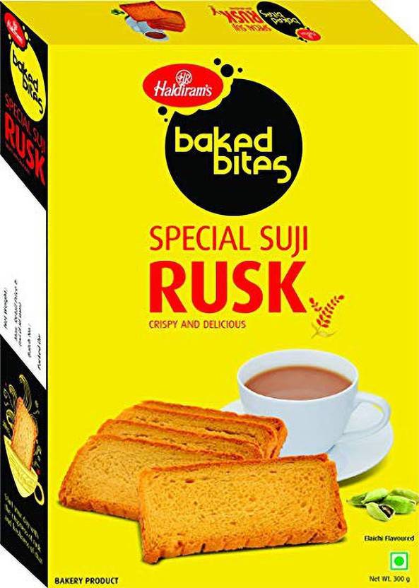 Haldiram's Special Suji Rusk Elaichi flavored Sooji Rusk Price in India ...