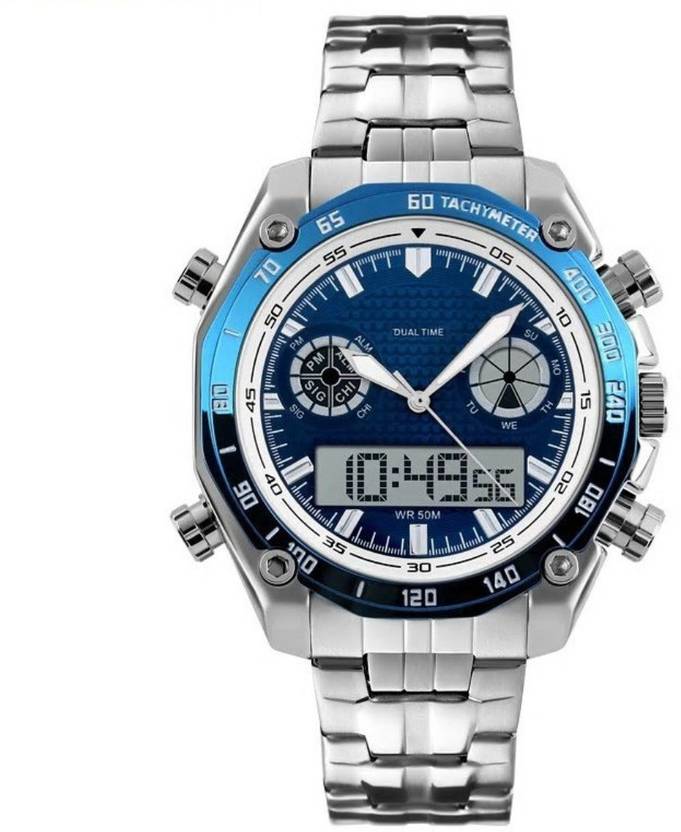 SKMEl SKMEI 1204 BLACK Stop Watch,Back Light,Auto Date,Chronograph ...