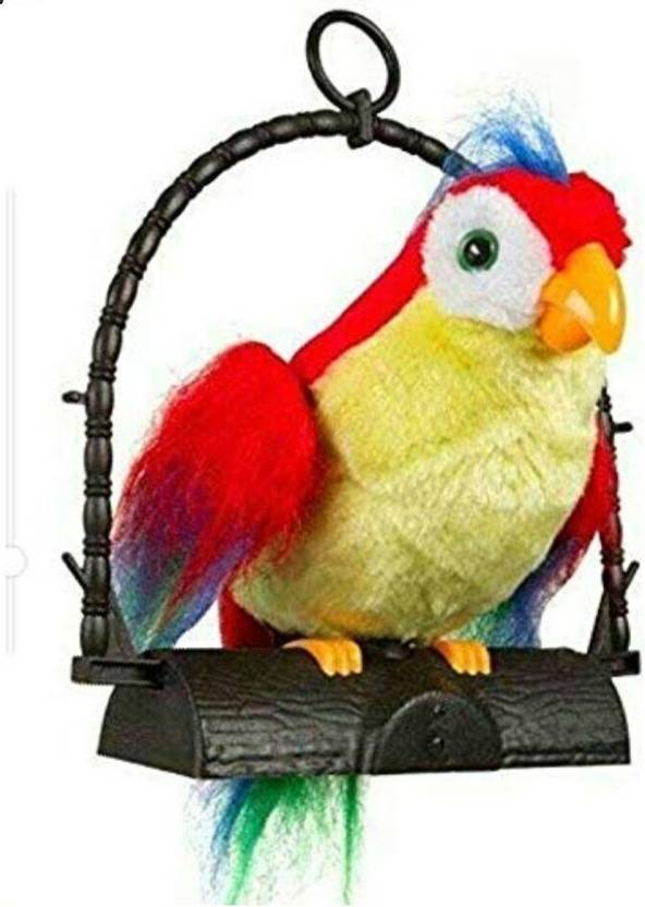 3 Jokers Talk Back Battery Operated Parrot Toy for Kids, Repeat Talking ...