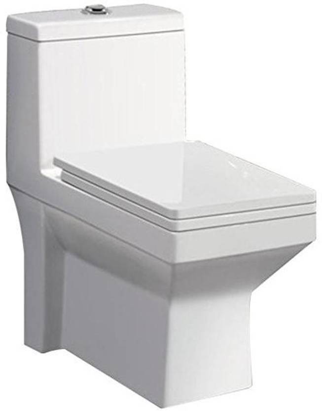 Ceramic One Piece Western Toilet/Commode/Water Closet Siphone Flushing ...