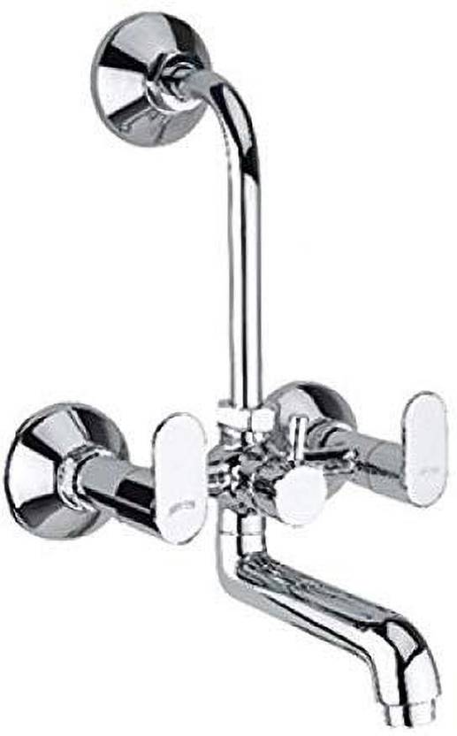 ranger 2 in 1 Brass Chrome Plated/Bathroom Wall Mixer Tap/Wall Mixer ...