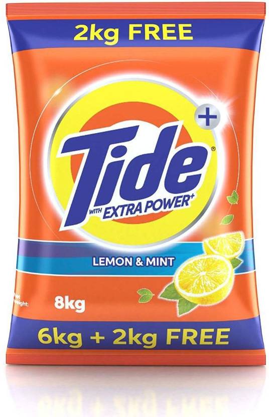 Tide Double Power Lemon & Mint Detergent Powder 6 kg Price in India ...