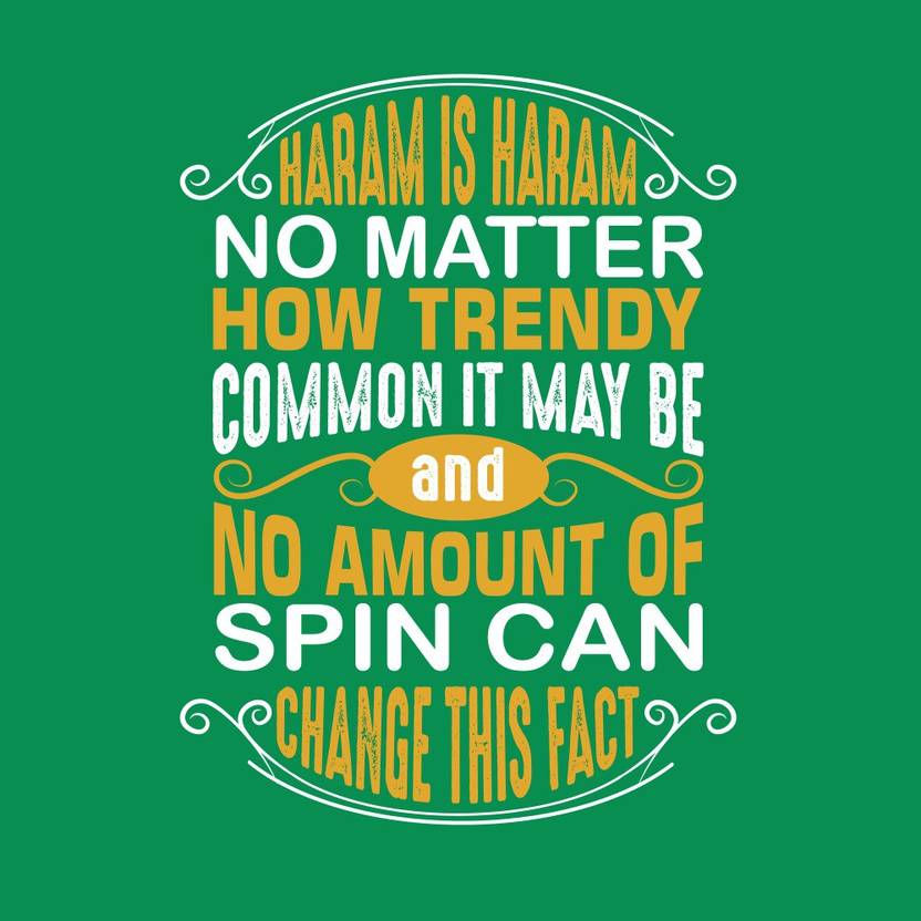 KD haram is haram Sticker Poster|islamic posters|religious poster Paper ...