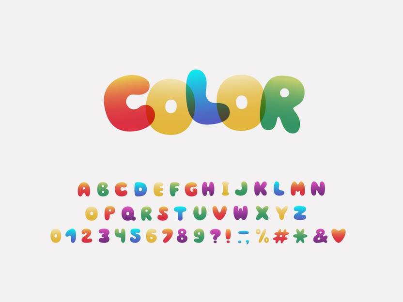 color full number alphabet and signs |poster for kids|alphabest posters ...