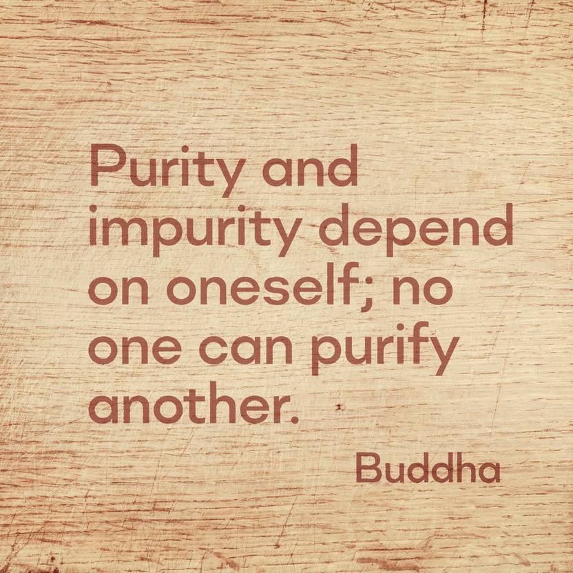 purity and impurity|Motivational Poster|Inspirational Poster Paper ...