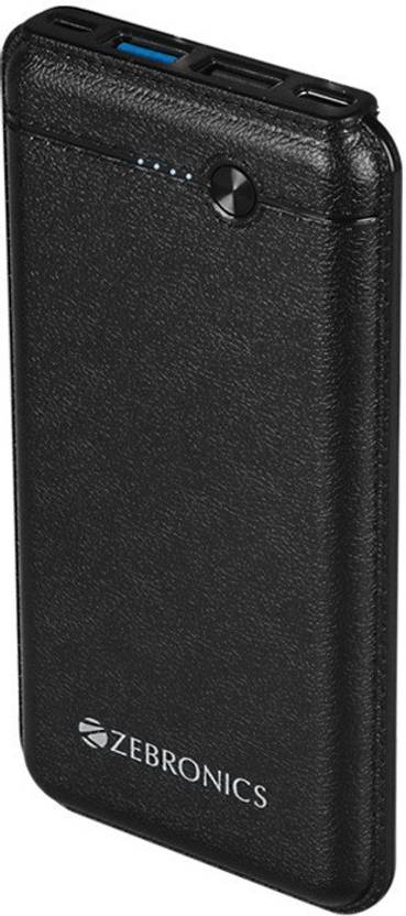 ZEBRONICS 10000 mAh Power Bank Price in India - Buy ZEBRONICS 10000 mAh ...