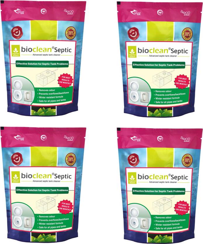 Bioclean Septic Tank Cleaner and Odor Remover, Natural and Effective ...