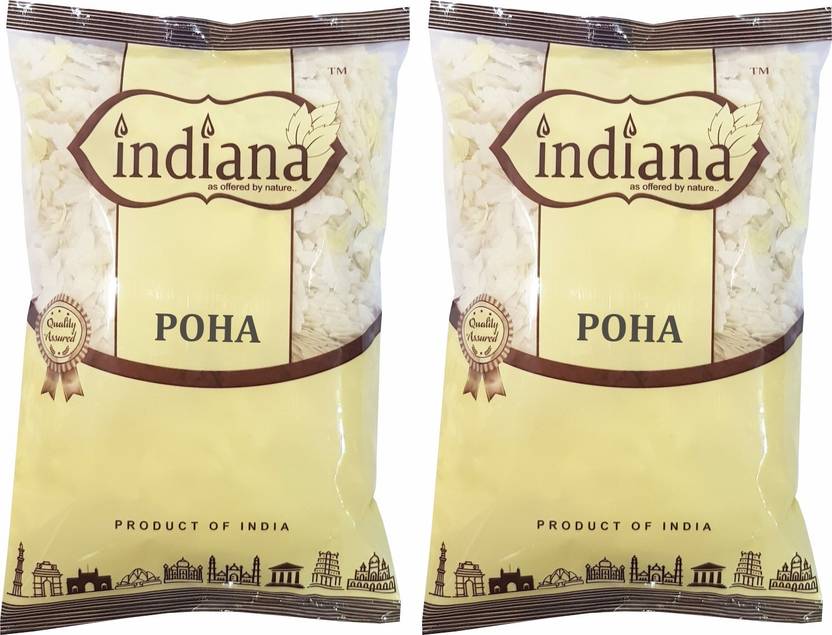 Indiana Organic White POHA Beaten Rice Poha (Raw) Price in India - Buy ...