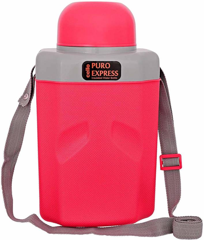 cello Puro Express Insulated Water Bottle 2.2 ltr red 2200 ml Bottle ...