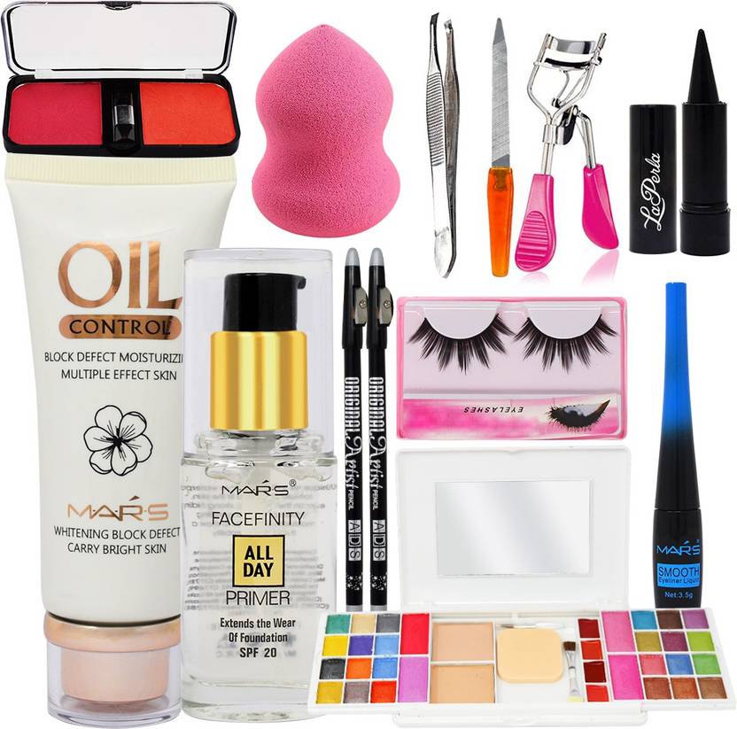 MARS All-in-one Budget Makeup Combo, Set of 13, GC1066 Price in India ...