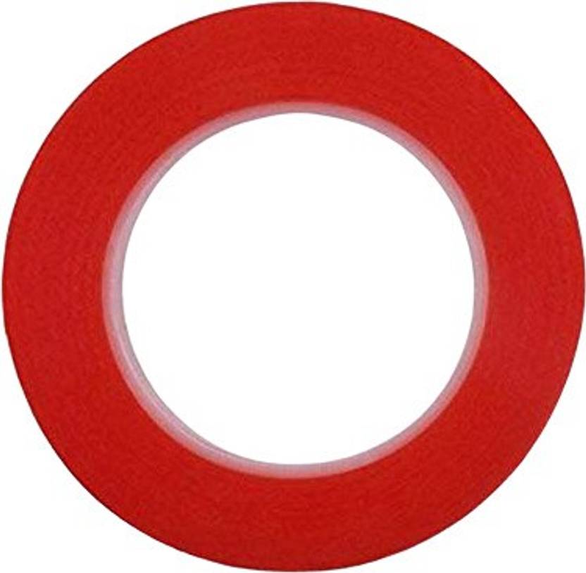 Hemi 12mm Red Double Side Tacky Tape (1/2 inch, 25 Meter) 25 m Double ...