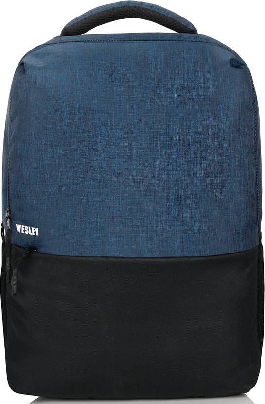 WESLEY 16 inch Laptop Backpack DARK BLUE, Black - Price in India ...