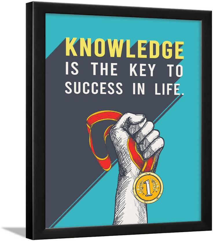 Student Motivational Quotes Frame, Educational framed poster, school ...