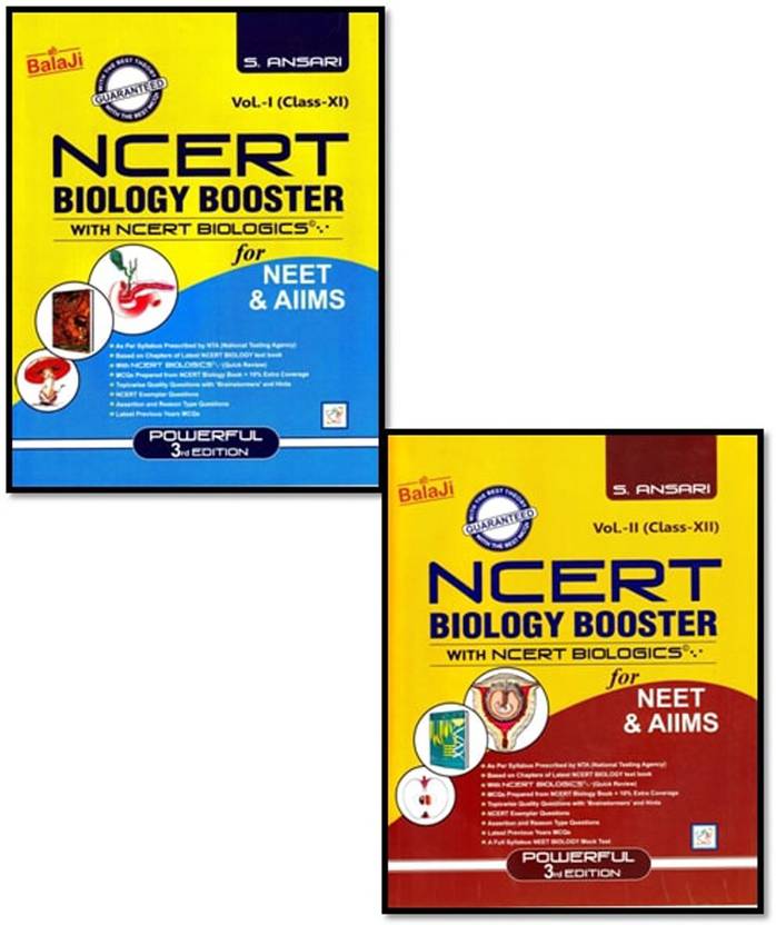 Ncert Biology Booster With Ncert Bioligics For Neet / Aiims (By S ...