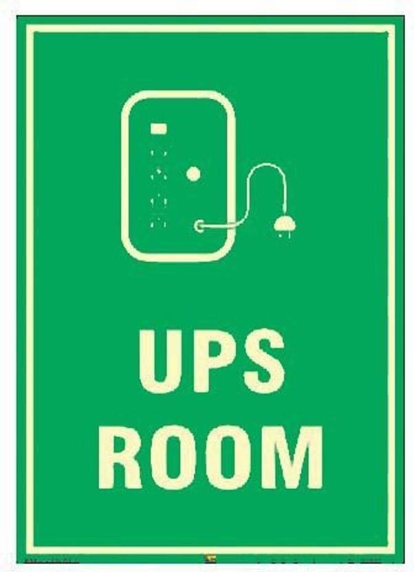 Mr. SAFE UPS Room In Premium Quality Glow in Dark (Photoluminescent ...