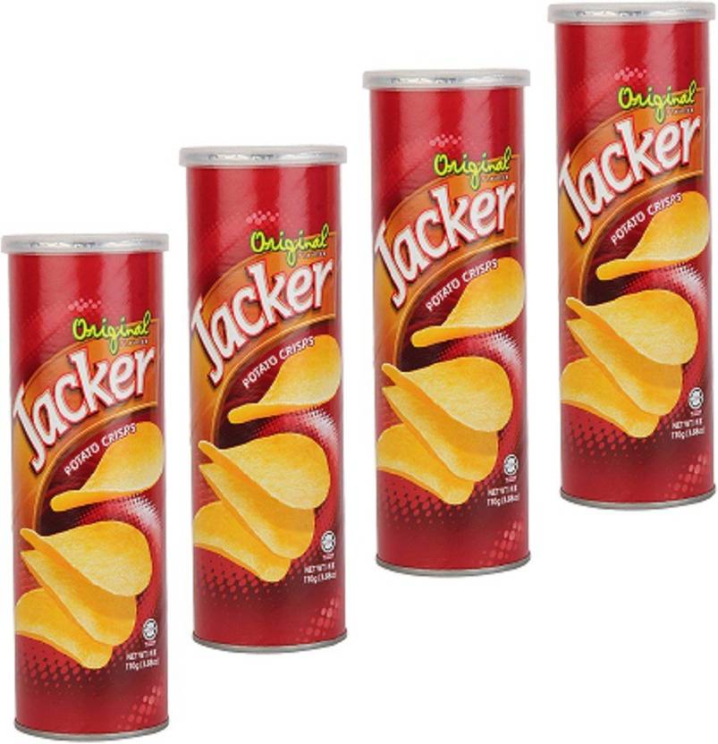 Jacker Potato Crisp, Orignal, 110g Pack of 4 Chips Price in India - Buy ...