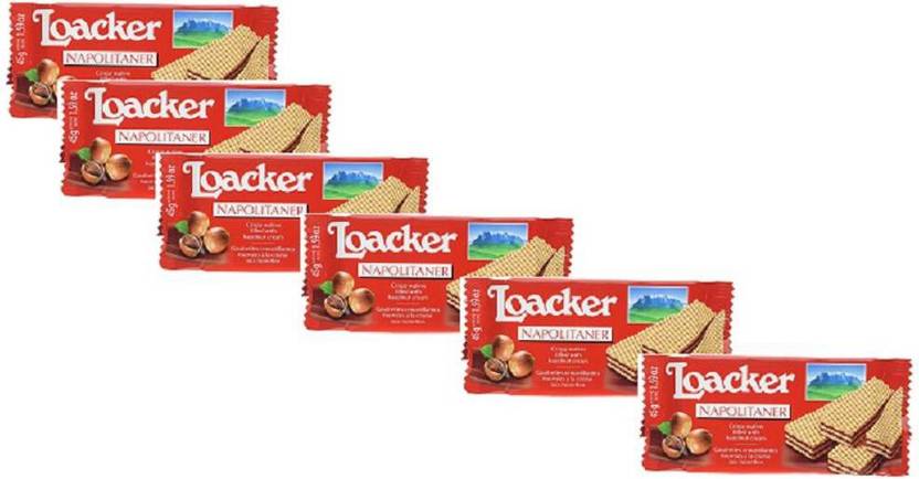 LOACKER Classic Napolitaner Wafer, 45g Pack of 6 Wafers Price in India ...