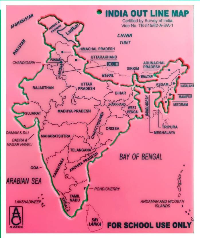 clipper INDIA MAP STENCIL Stencil Price in India - Buy clipper INDIA ...