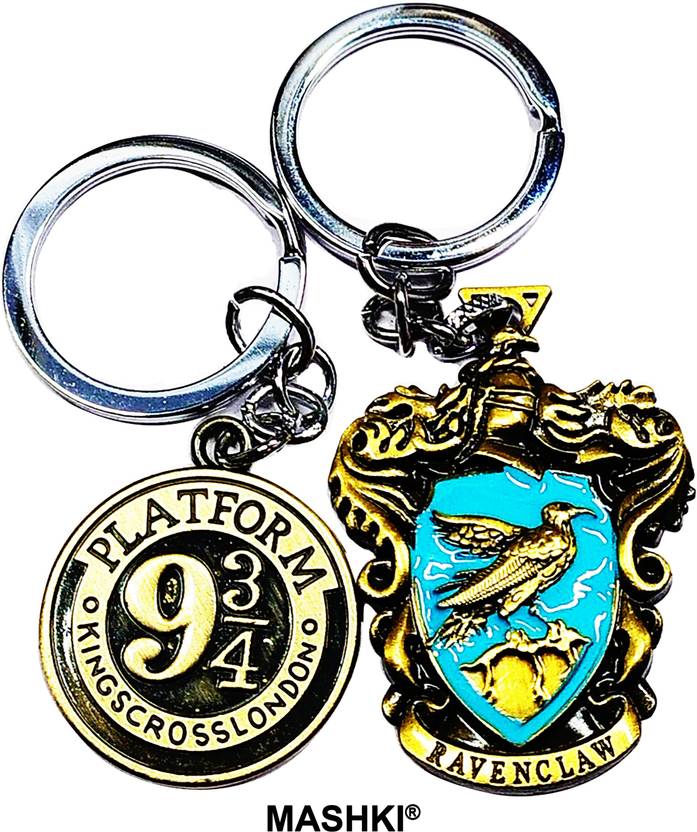 MASHKI Harry Potter Platform No. 9 ¾ & Ravenclaw Key Chain Combo ...
